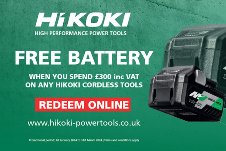 HiKOKI announces FREE Multi Volt battery pack offer - Professional ...